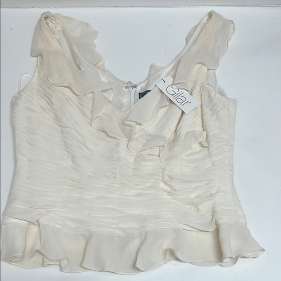 Gilar | Tops | Nwt Silk Elegant White Womens Top | Poshmark